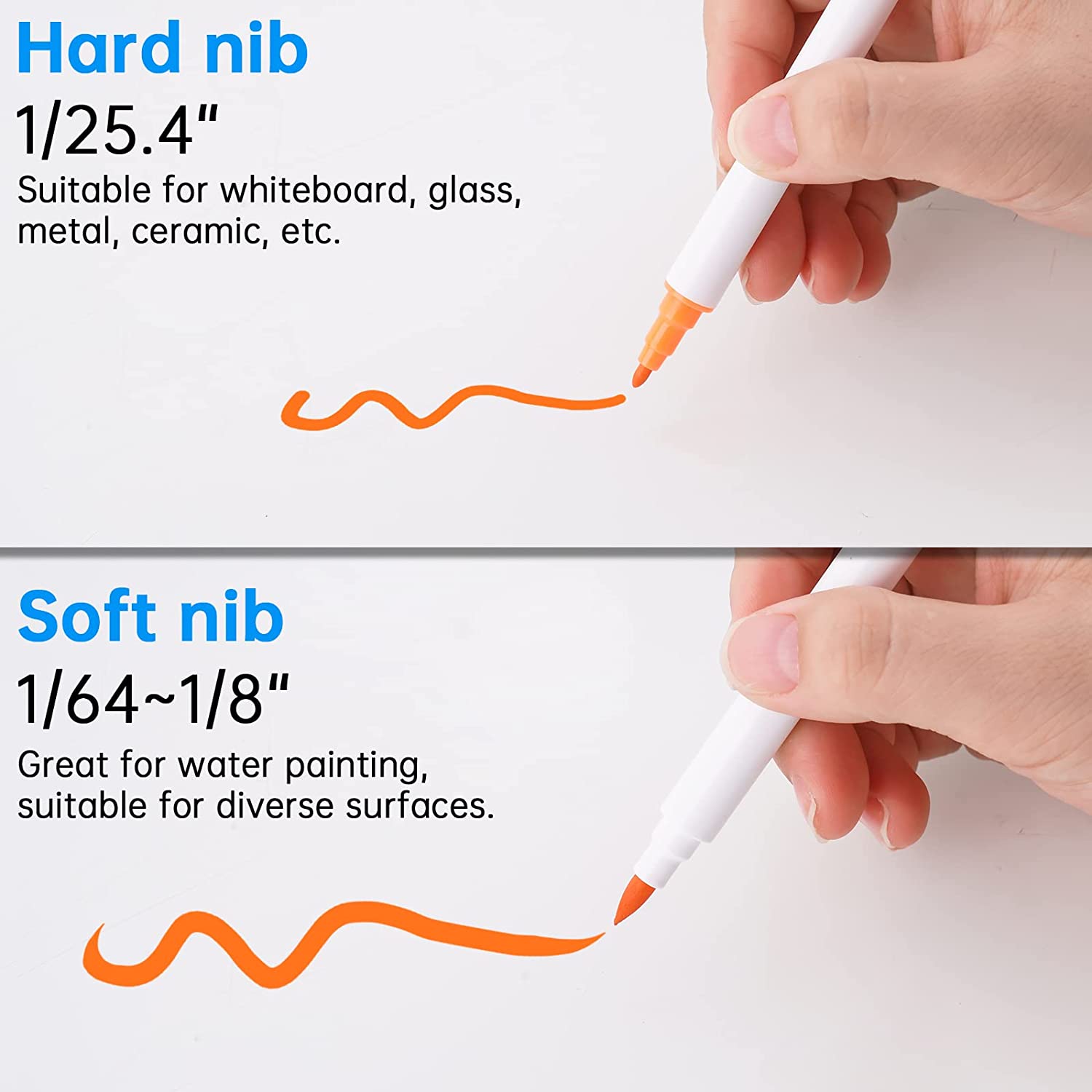 Dual Tip Water Painting Marker 12 Color Spoon Magic Doodle Pen Floatin ...